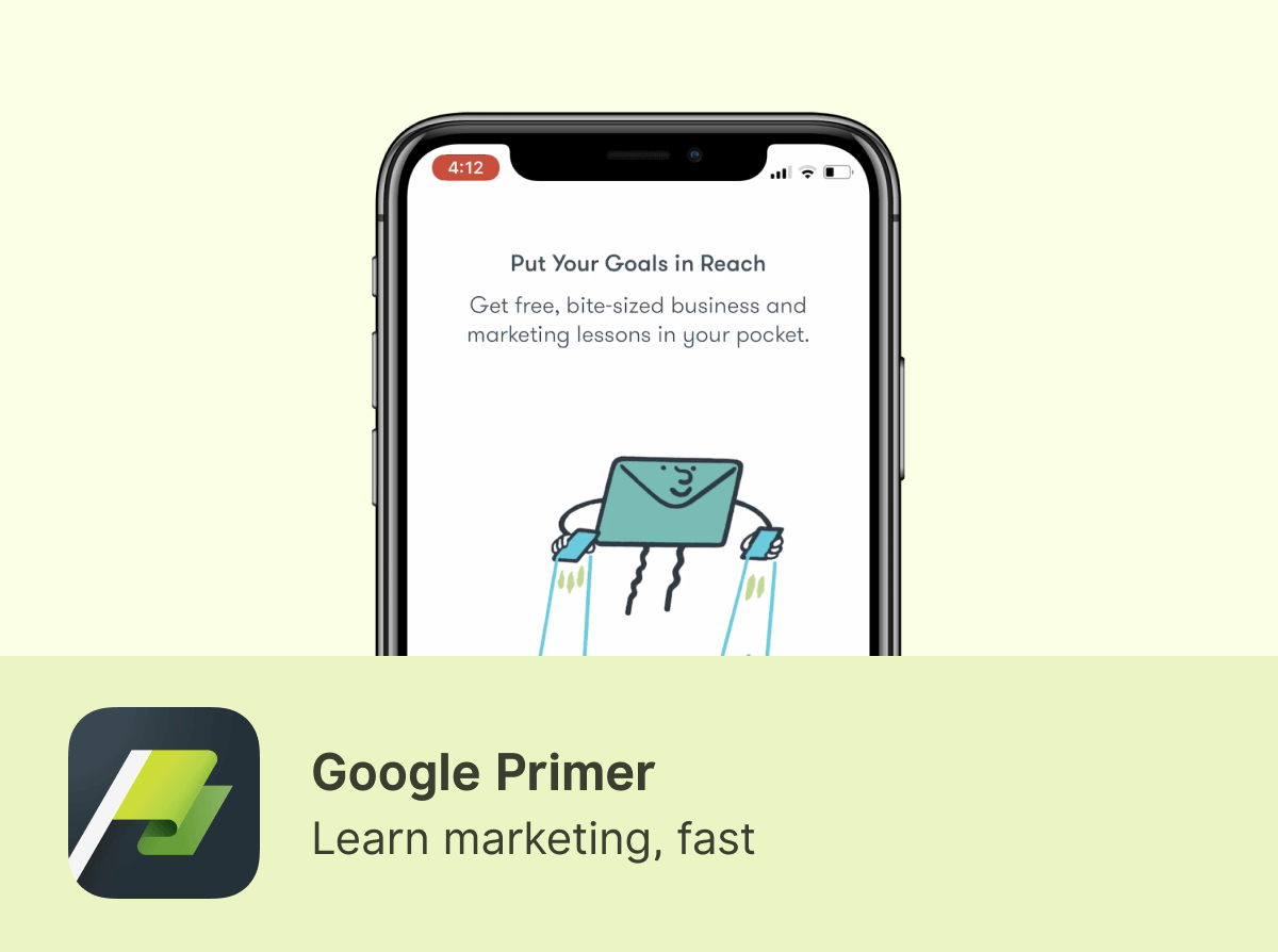 Google Primer - Onboarding, description and login | UI Sources