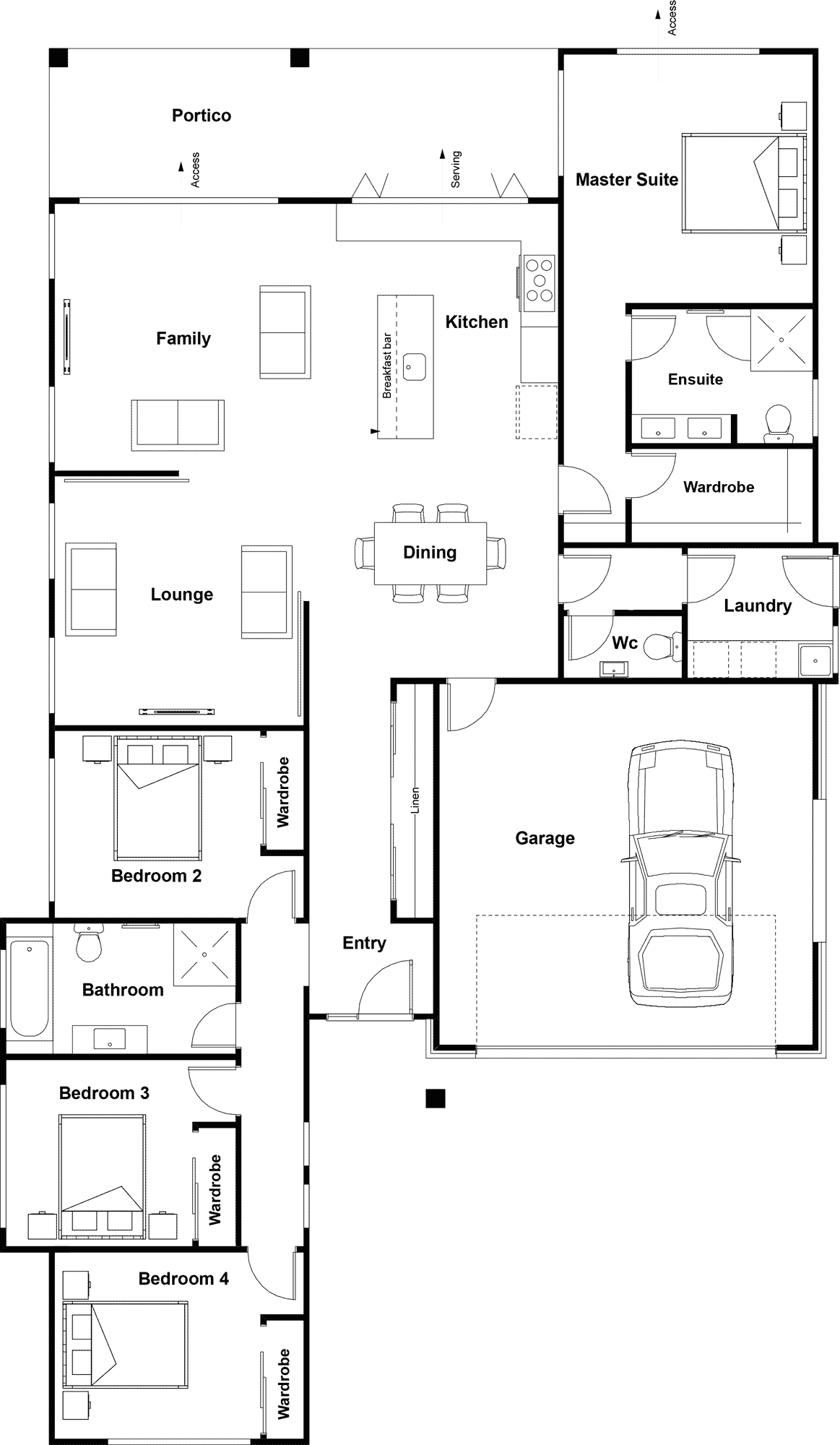 Beachwood | House Floor Plans | Sentinel Homes