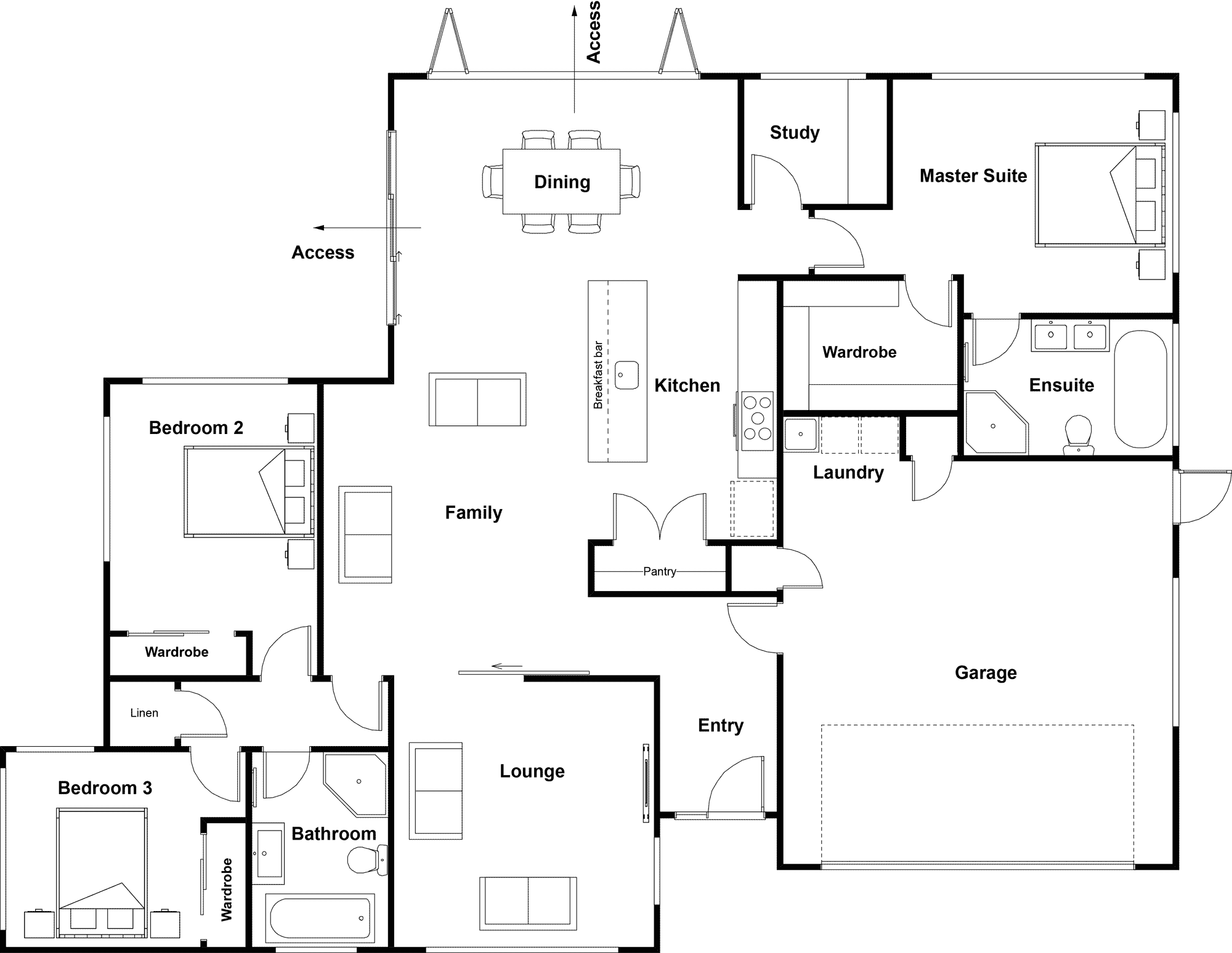 Discovery | House Floor Plans | Sentinel Homes