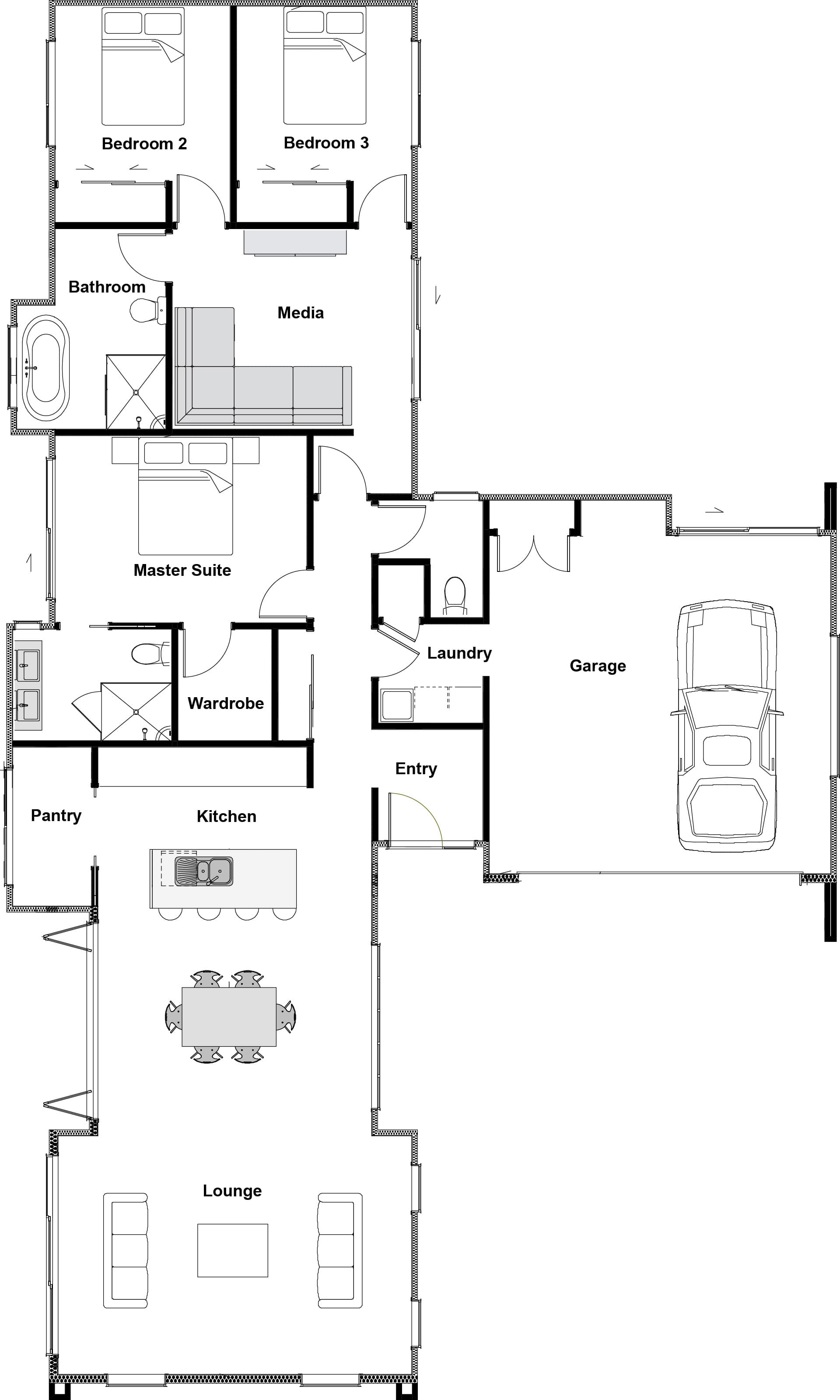 Oceania | House Floor Plans | Sentinel Homes
