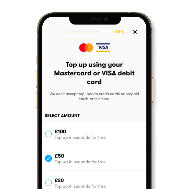 Add money to your Pockit account