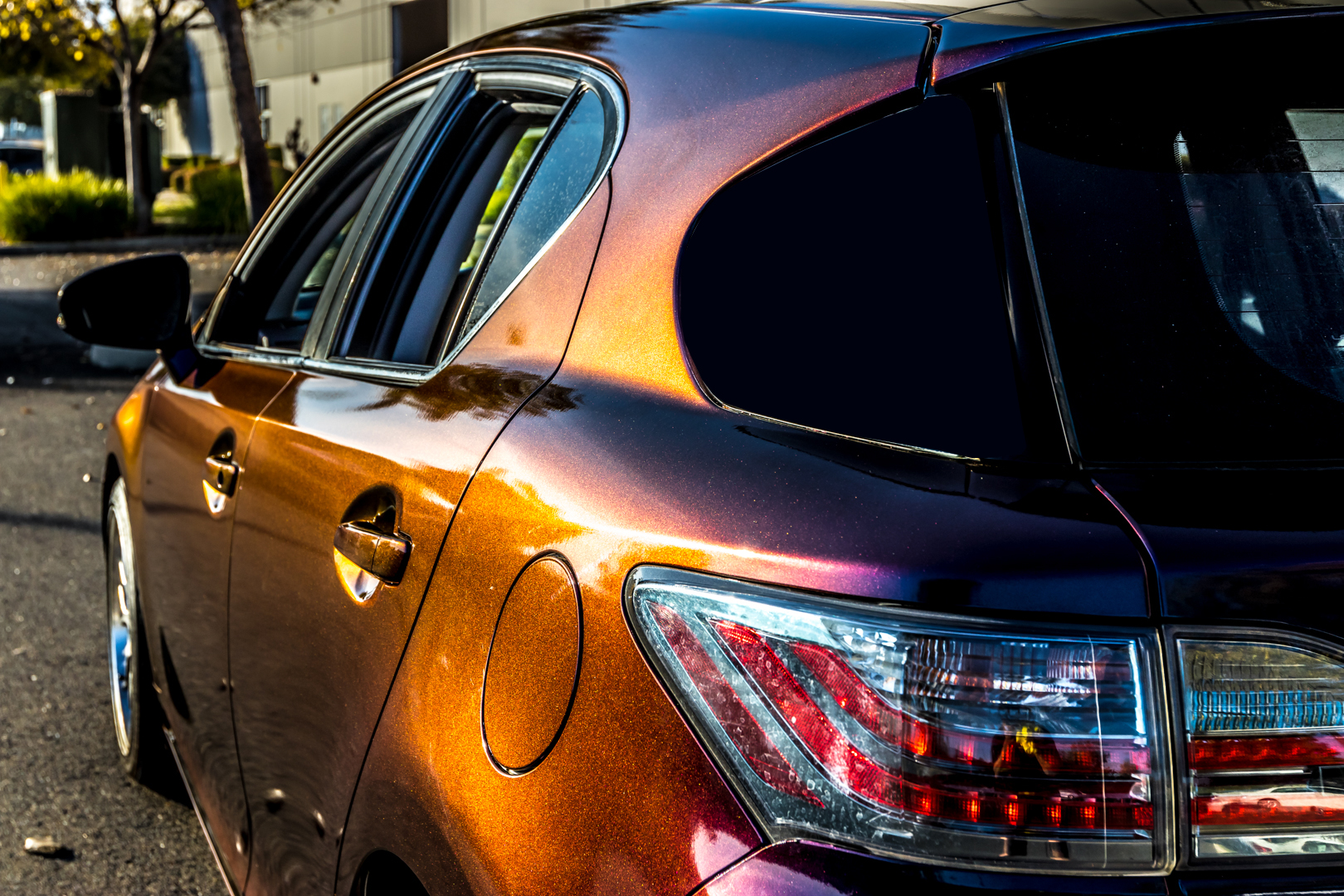 Lexus Gloss Deep Space Flip paint wrap - Paint Wraps | Palmer Signs Inc.