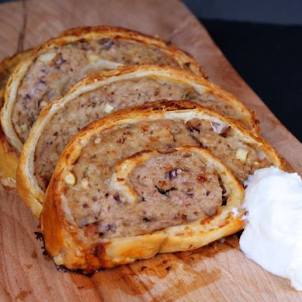 Pork & Apple Pinwheels | The Brand Family