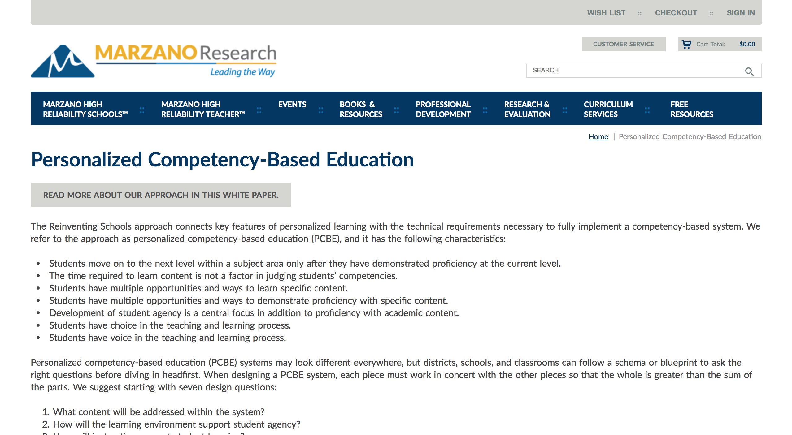 Personalized Competency-Based Education