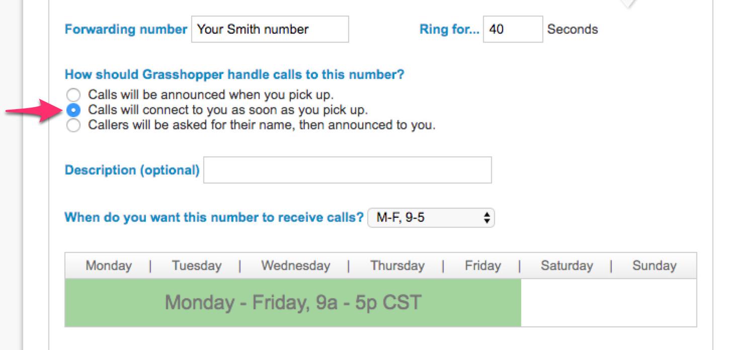 How to Forward Calls from Grasshopper to Smith.ai | Smith.ai