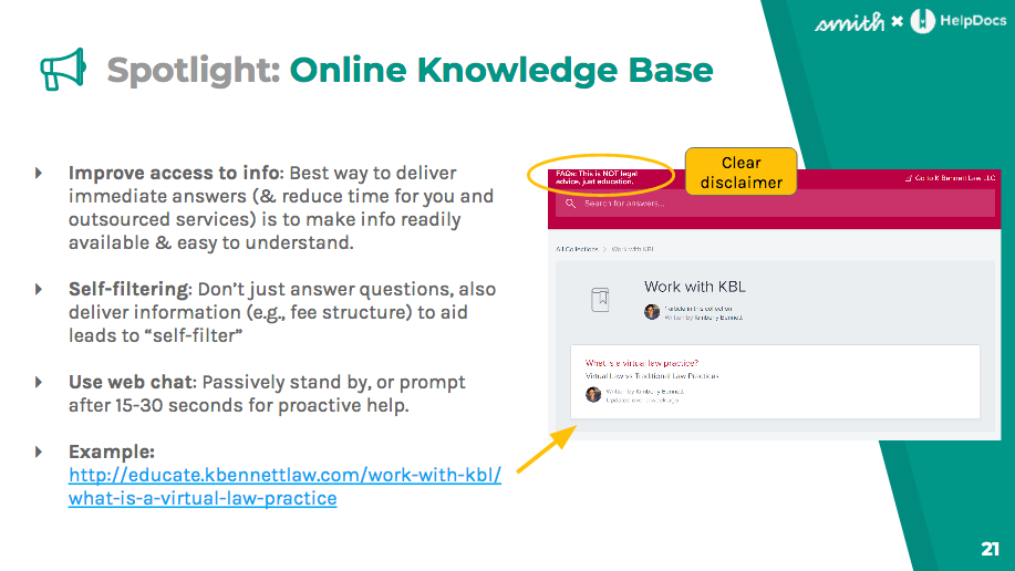 Master Class: Tips For Using Knowledge Bases & Virtual Receptionists To ...
