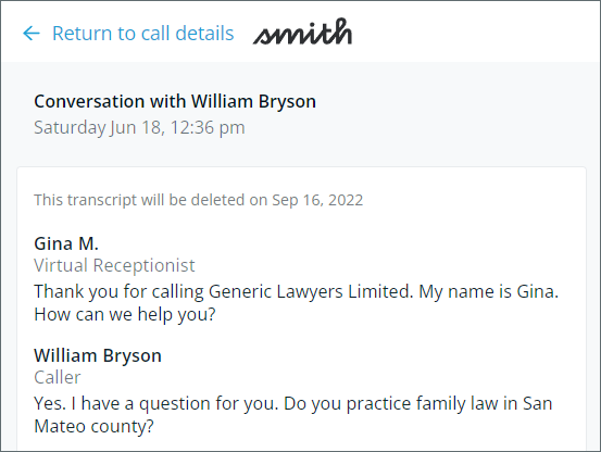 New! Call Recording & Transcription | Smith.ai