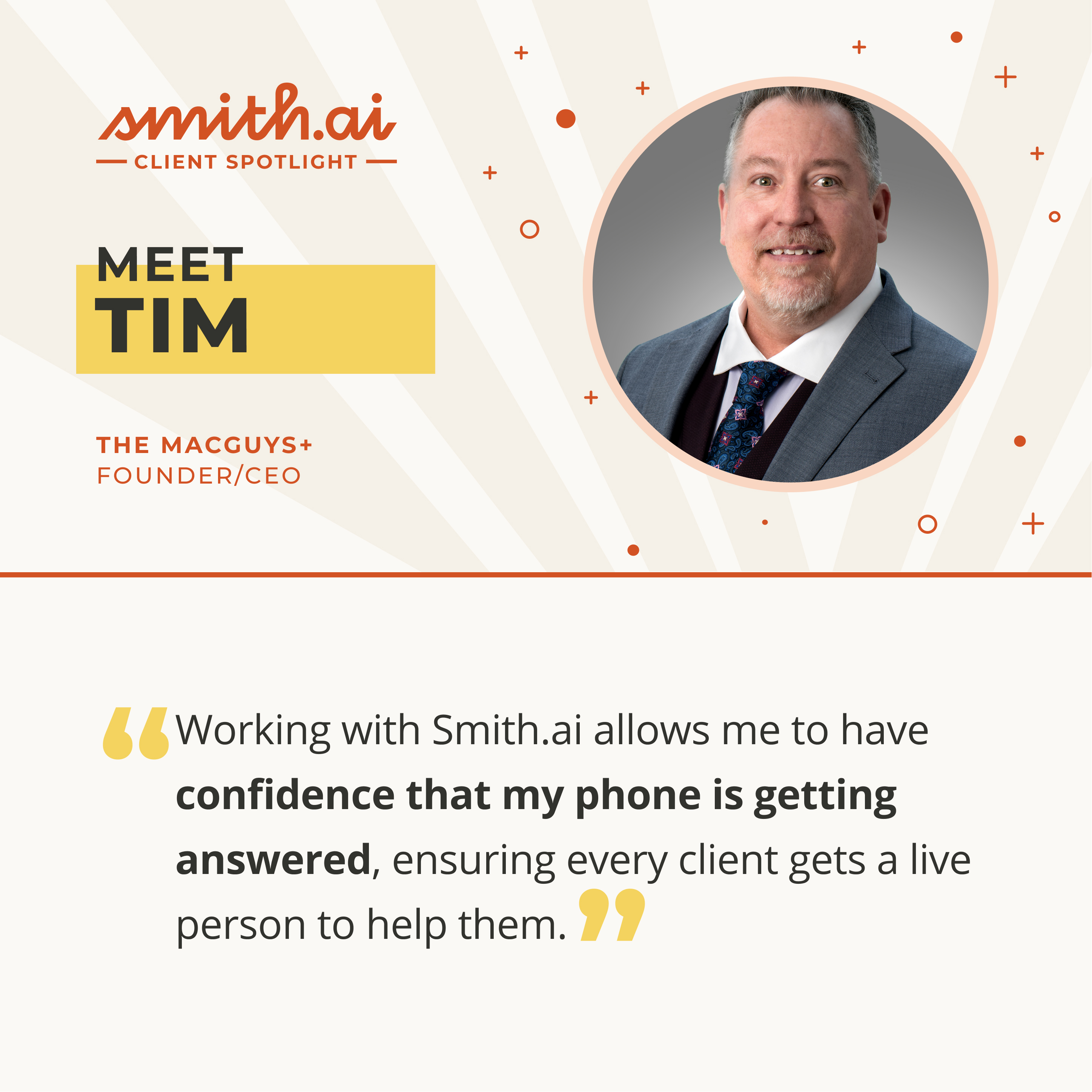 Client Spotlight: Tim Nyberg of The MacGuys+ | Smith.ai