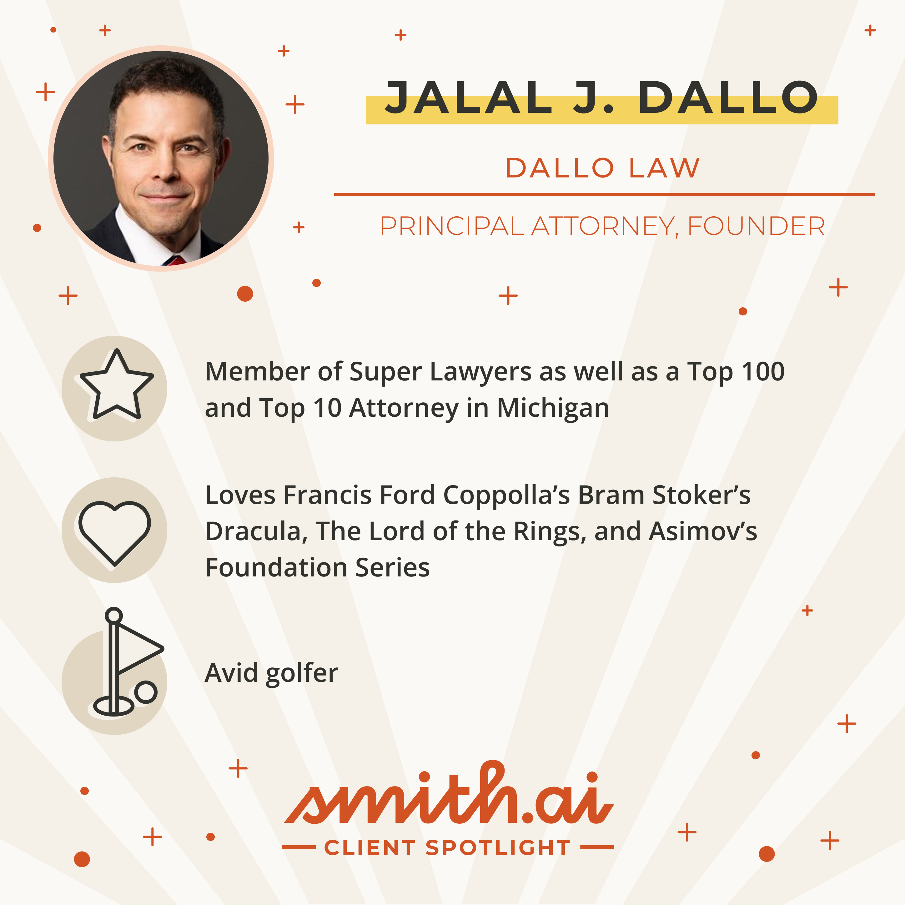 Client Spotlight: Jalal J. Dallo of Dallo Law | Smith.ai