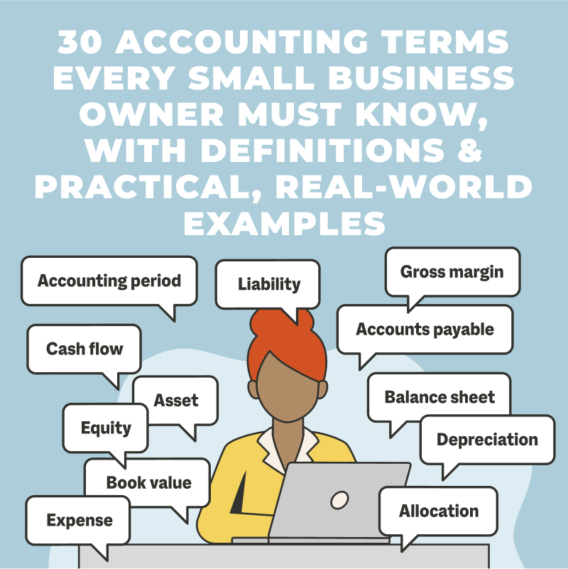 30 Accounting Terms Every Small Business Owner Must Know, with ...