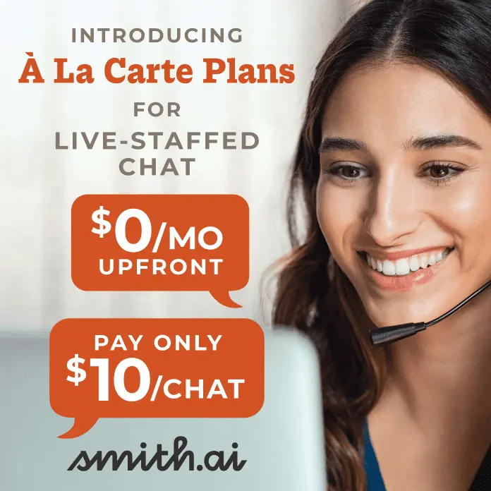 New! À La Carte Plan Offers Live-Staffed Website Chat for $0 Monthly ...