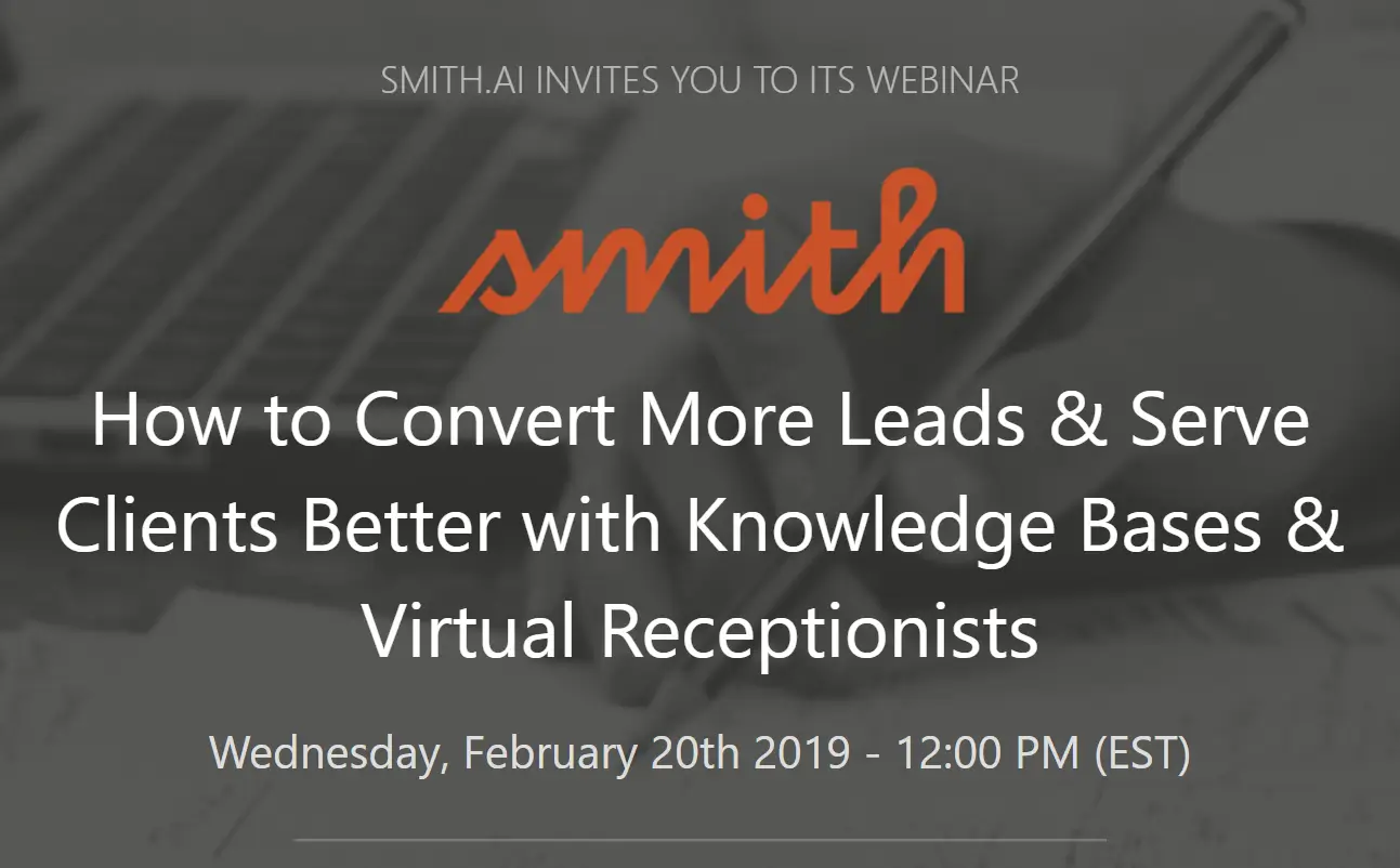 WEBINAR: How to Convert More Leads & Serve Clients Better with ...