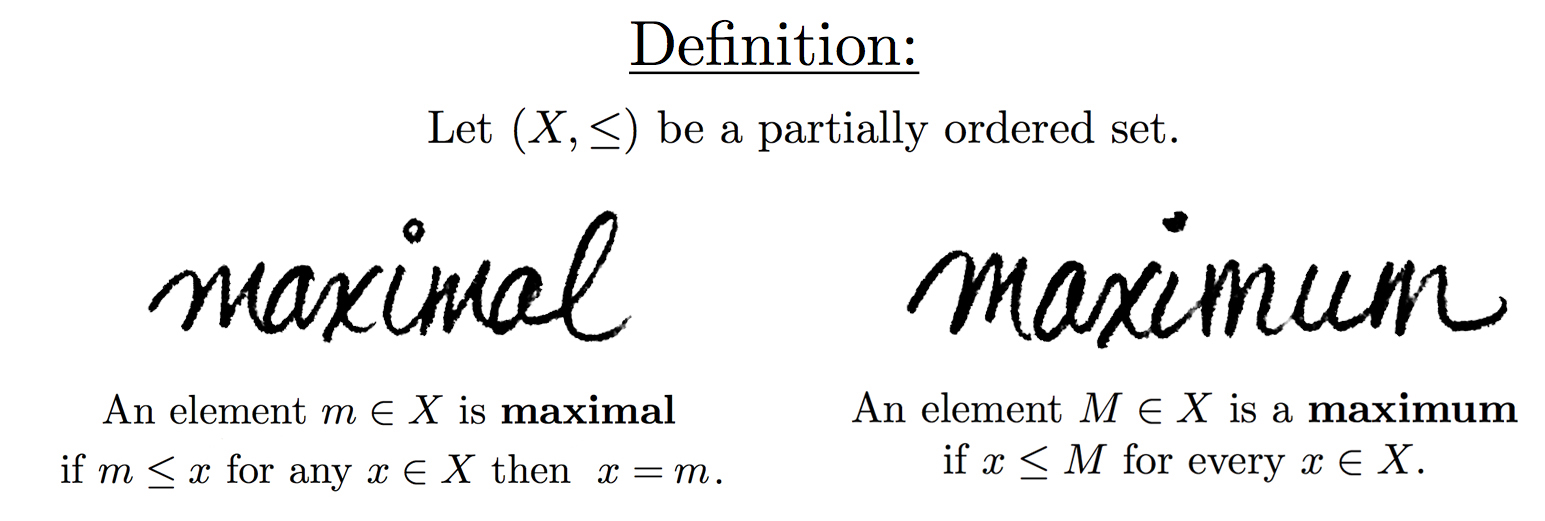 Maximal Maximum 