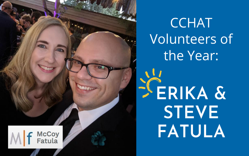 CCHAT Volunteers of the Year: Steve & Erika Fatula from McCoy Fatula ...
