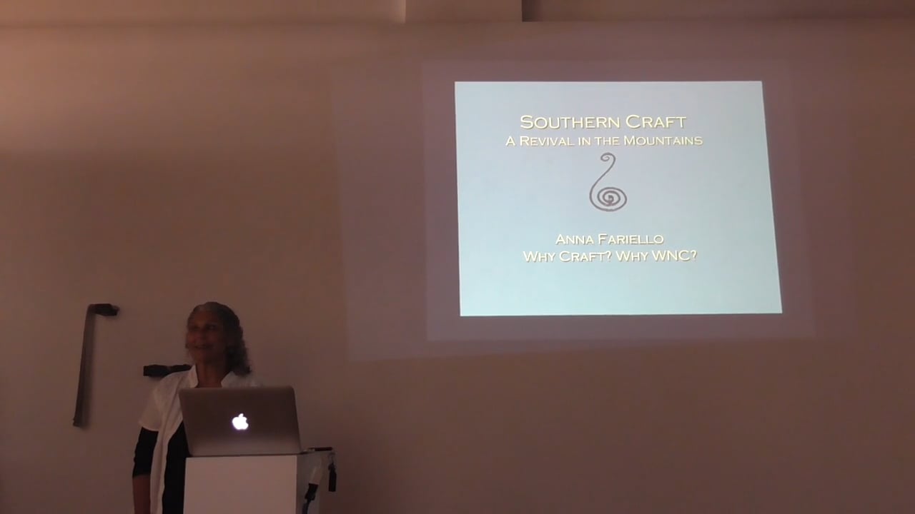 Why Craft? Why Western North Carolina? || Guest Lecture with Anna ...