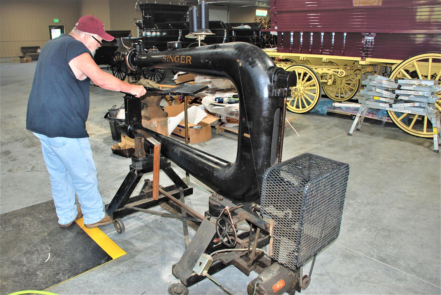 Upholstery & Folding Tops | Weaver Wagons