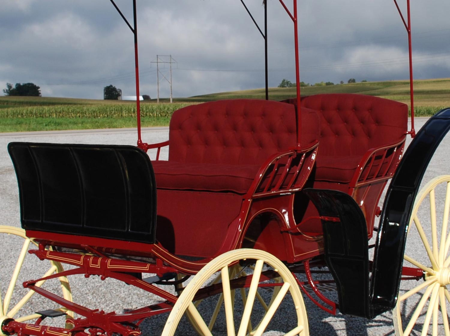 Upholstery & Folding Tops | Weaver Wagons
