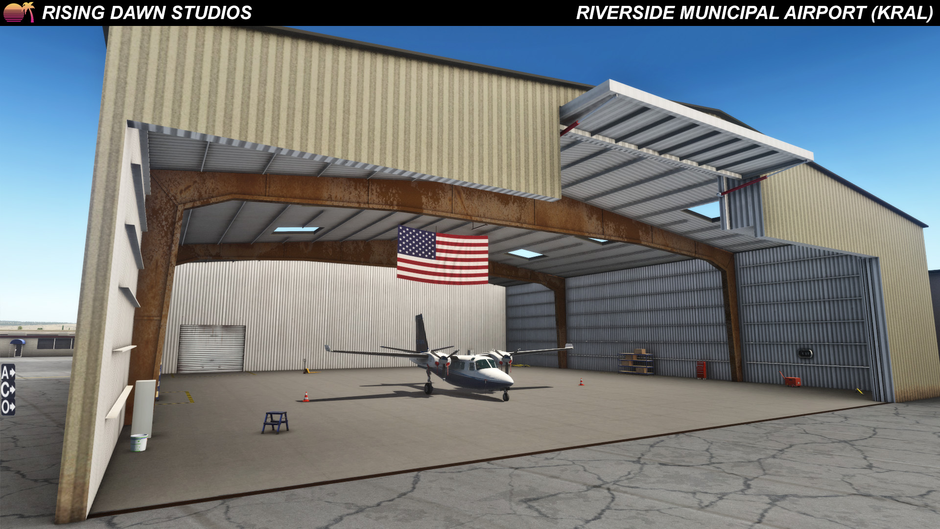 Preview: Customizable hangars at Riverside - Threshold