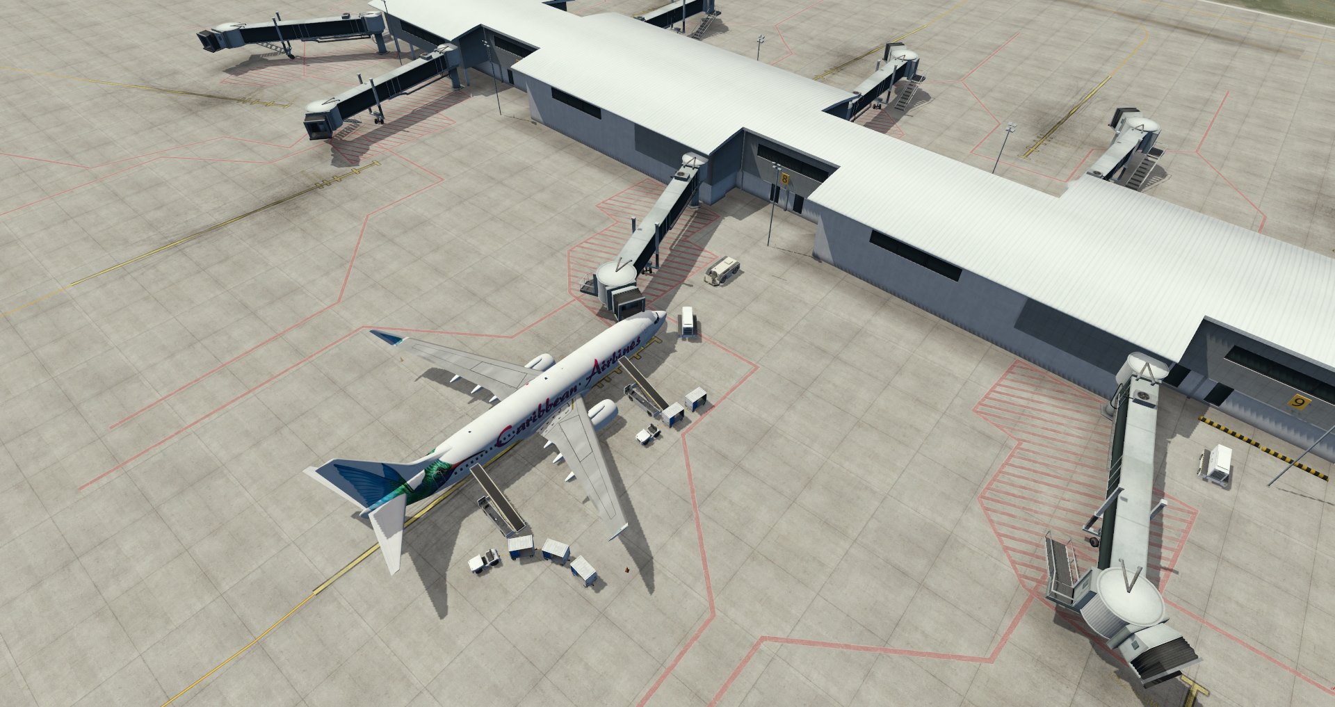 Imminent: Runway 26 Simulations MKJP - Threshold