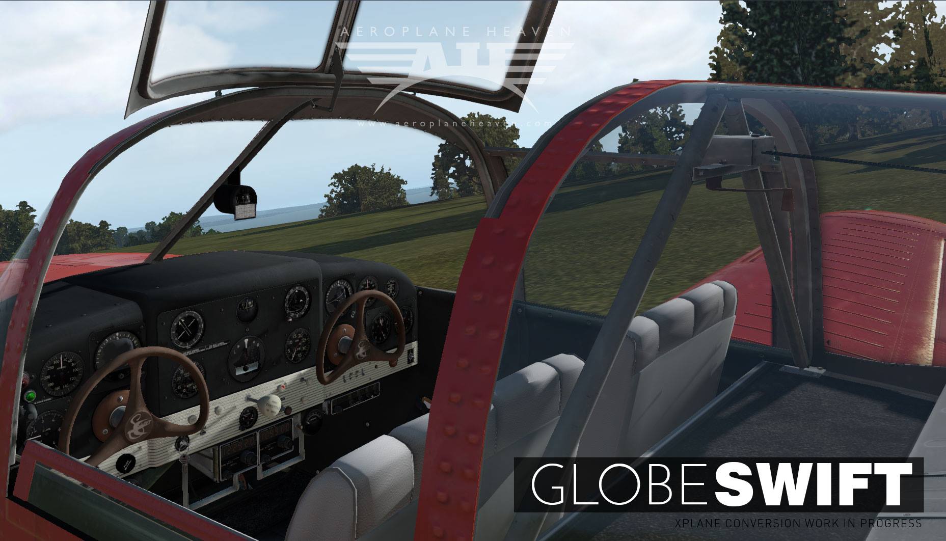 Aeroplane Heaven Give Brief Update on Globe Swift for X-Plane - Threshold