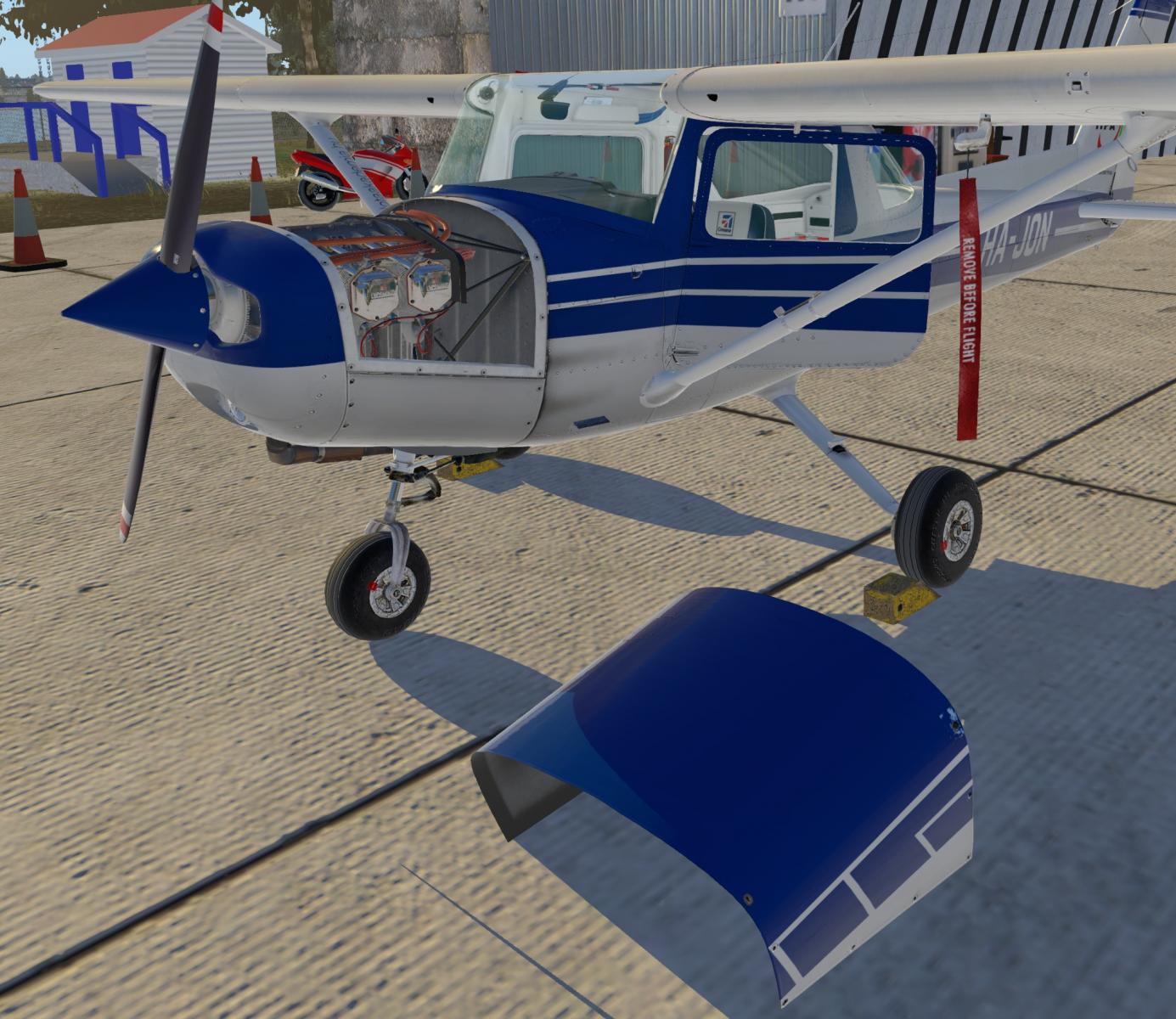 Nhadrian's C152 Upgrade v4.1 brings detailed engine innards - Threshold