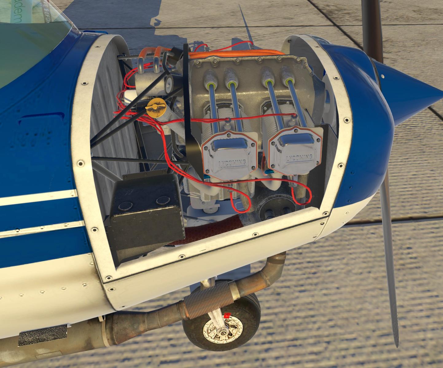 Nhadrian's C152 Upgrade v4.1 brings detailed engine innards - Threshold