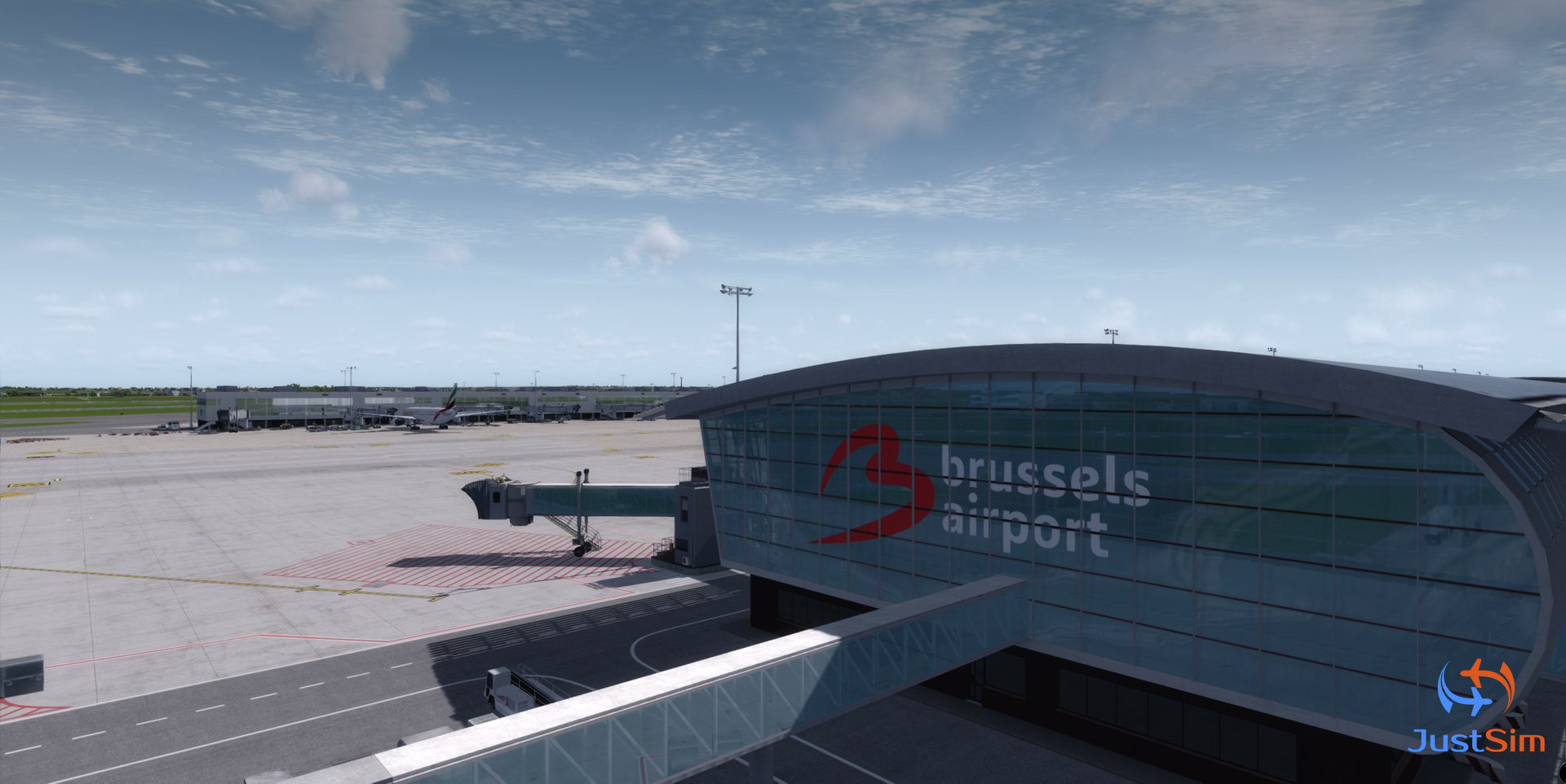 JustSim debut Brussels for X-Plane - Threshold