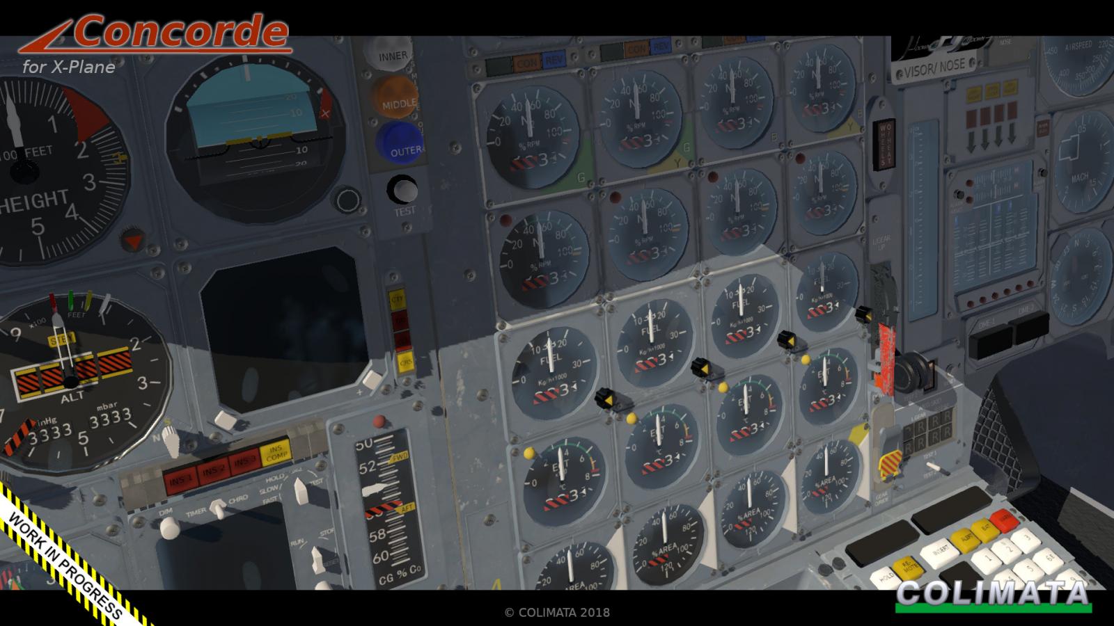 COLIMATA Shows Progress of Concorde's Cockpit - Threshold