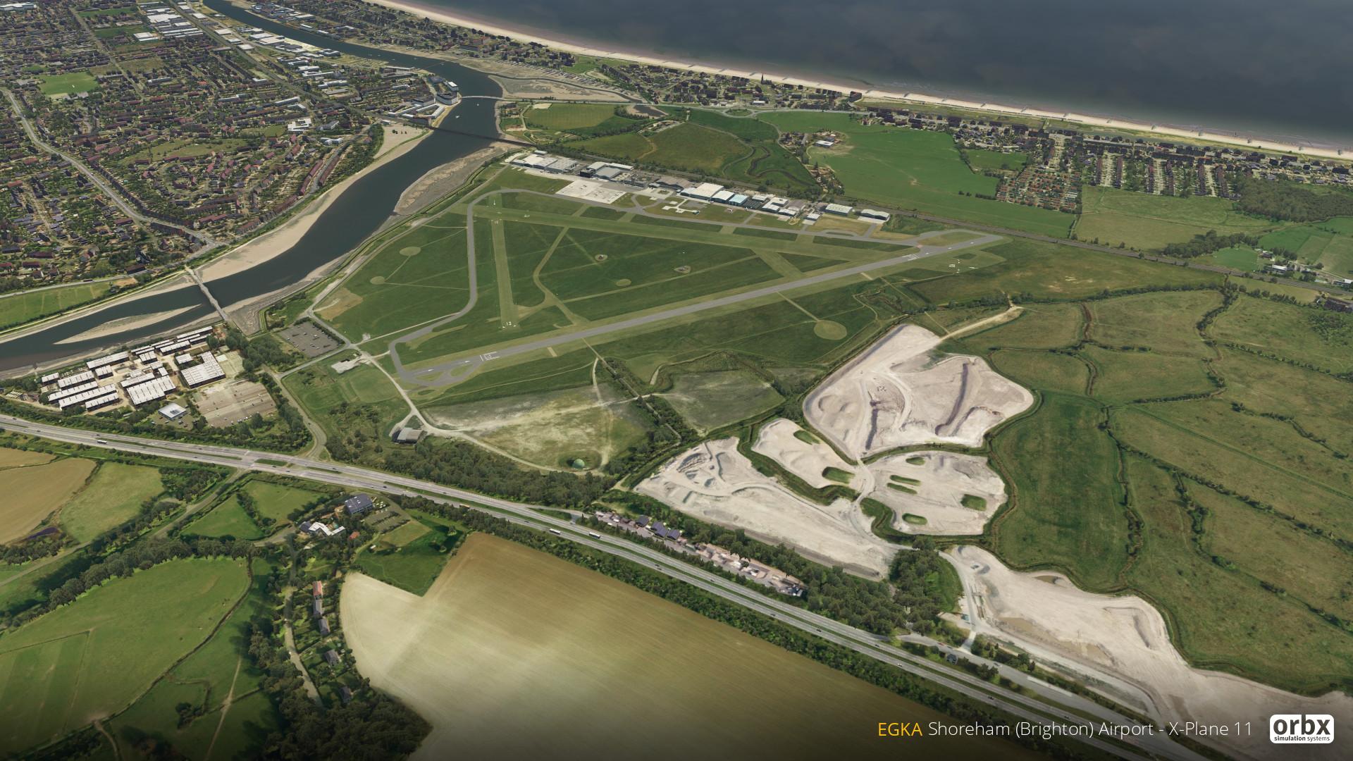 Orbx's GB Airport saga continues with EGKA Shoreham - Threshold