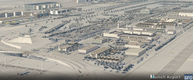 ShortFinal Design's EDDM: Taxiway Bridges and Winter Textures - Threshold