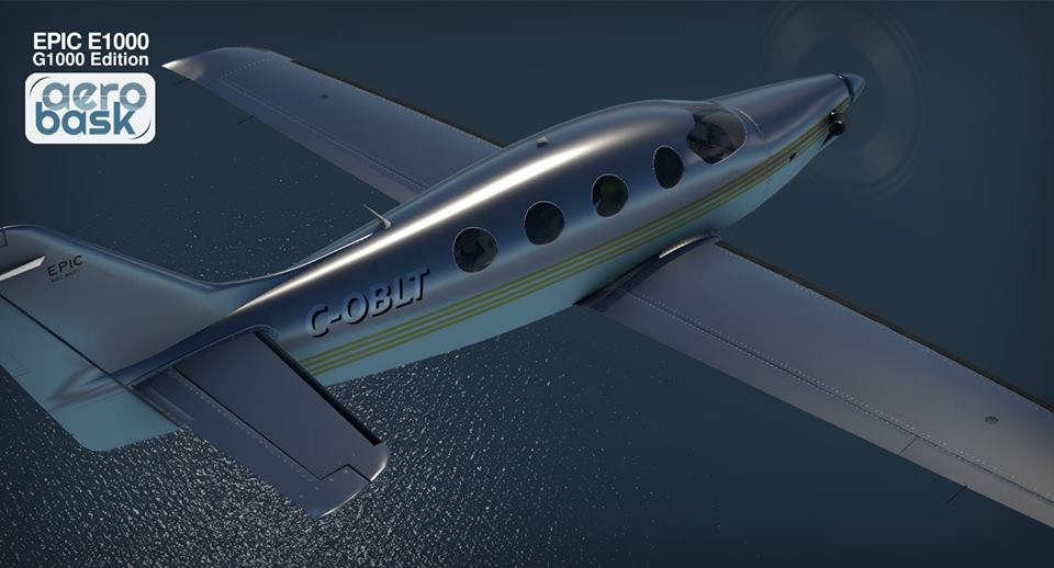 Aerobask announce Epic E1000 with G1000 - Threshold