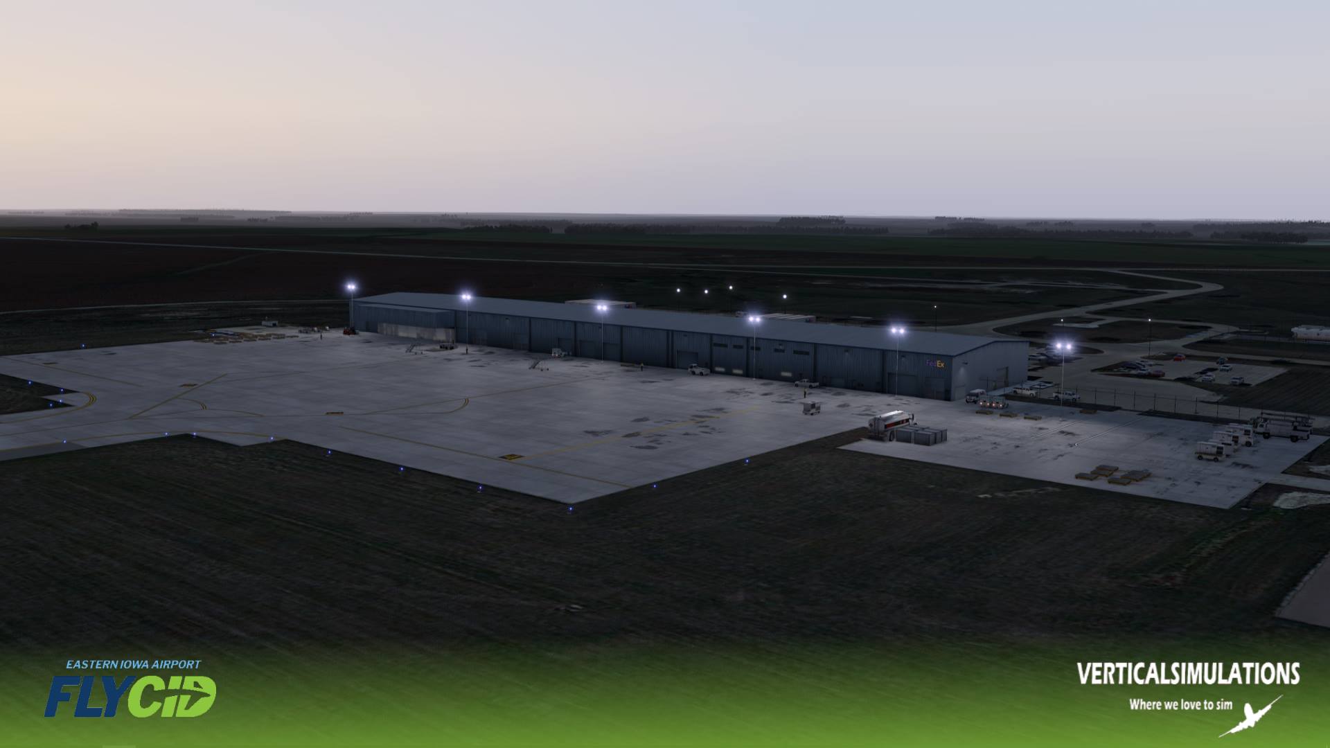 Vertical-Simulations Eastern Iowa Airport (KCID) Coming Soon - Threshold