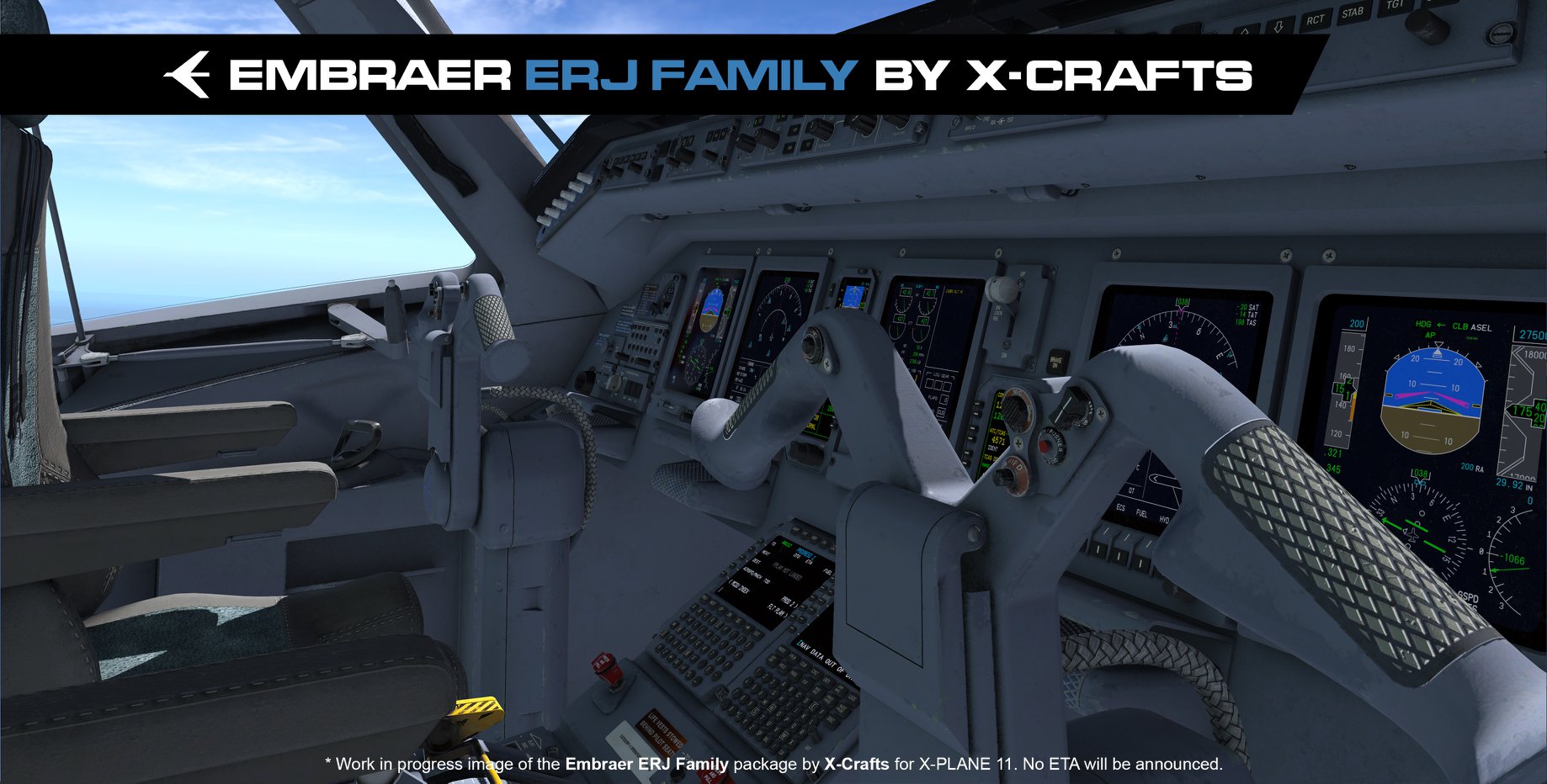 X-Crafts' ERJ Family: New Previews of Cockpit - Threshold