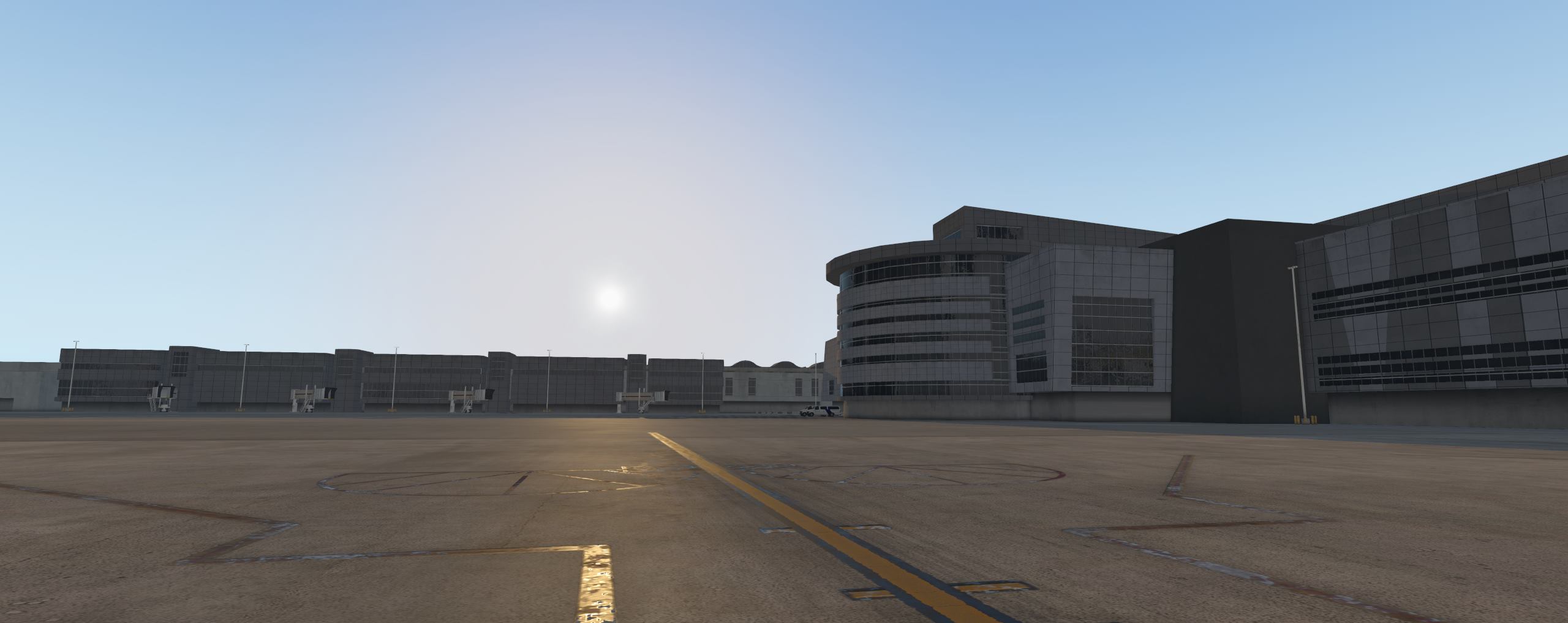 Runway 26 Simulations Previews Miami Airport (KMIA) - Threshold