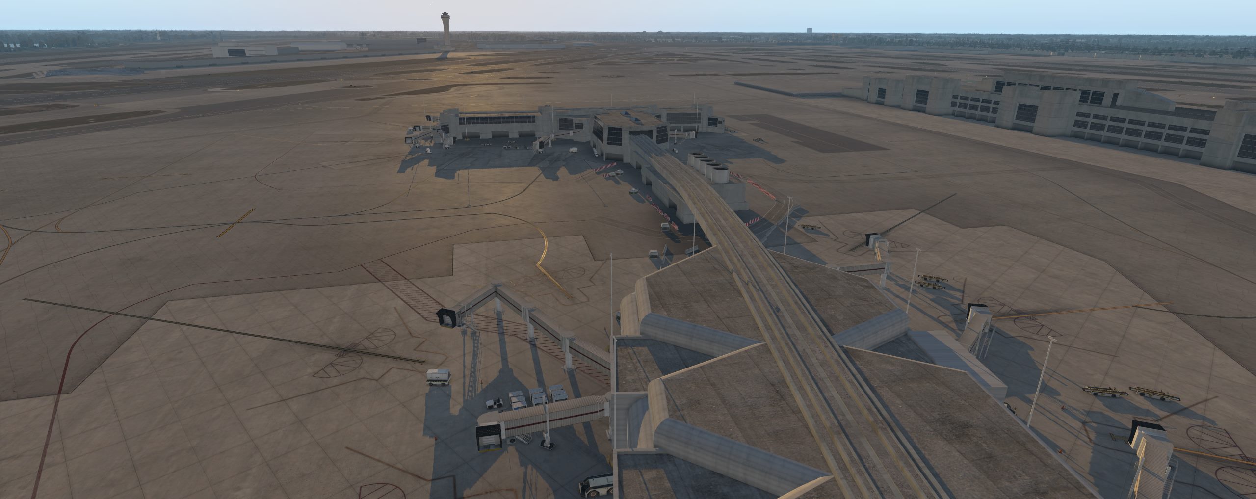 New Miami (KMIA) Previews from RWY26 Simulations - Threshold