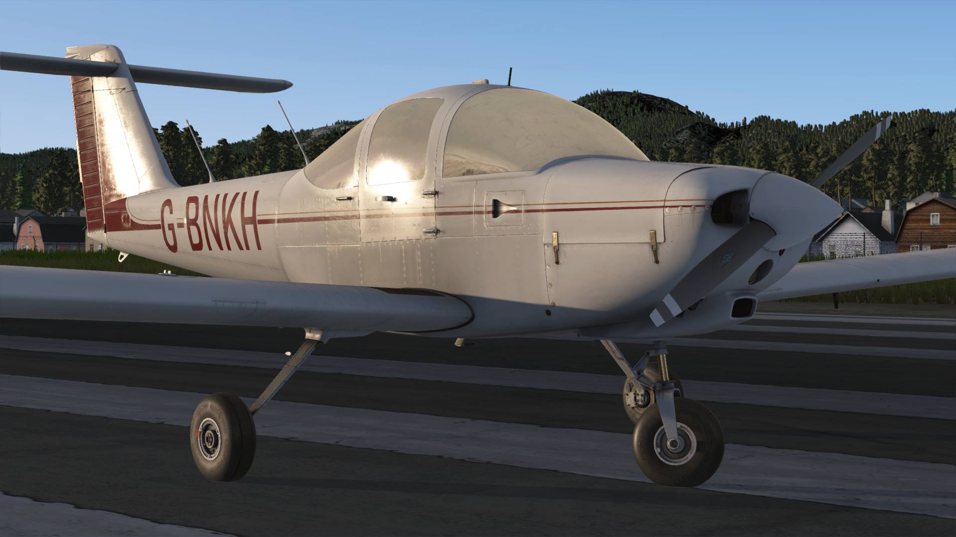 Just Flight Previews PA-38 Tomahawk - Threshold