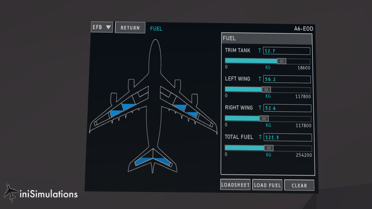 iniSimulations A380: EFB & Overhead Previews - Threshold