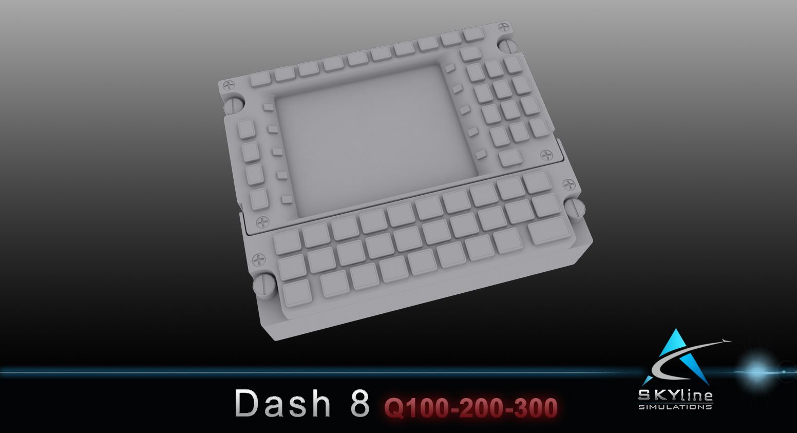 Partial Cockpit Renders of Skyline Simulations' Dash 8 Q100/200/300 ...