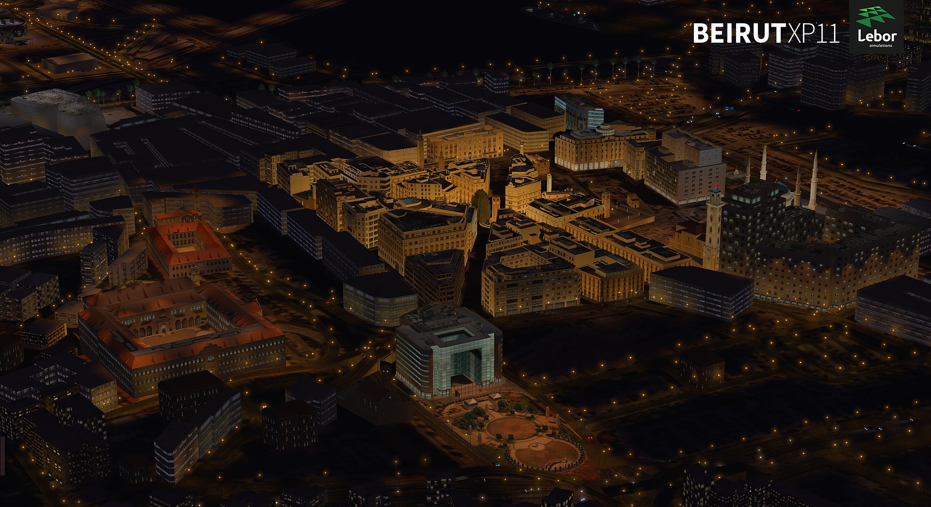Lebor Simulations' Beirut Scenery on Final Approach - Threshold