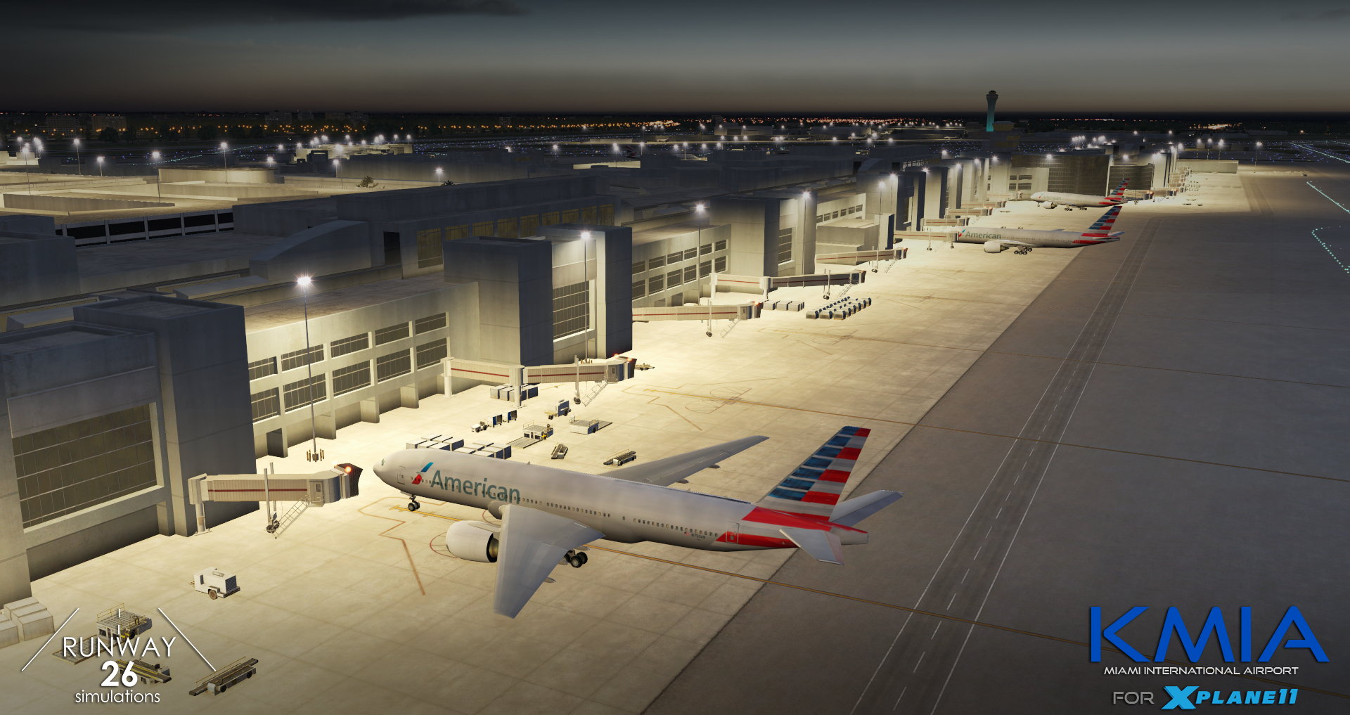 Runway 26 Simulations Release Miami (KMIA) - Threshold