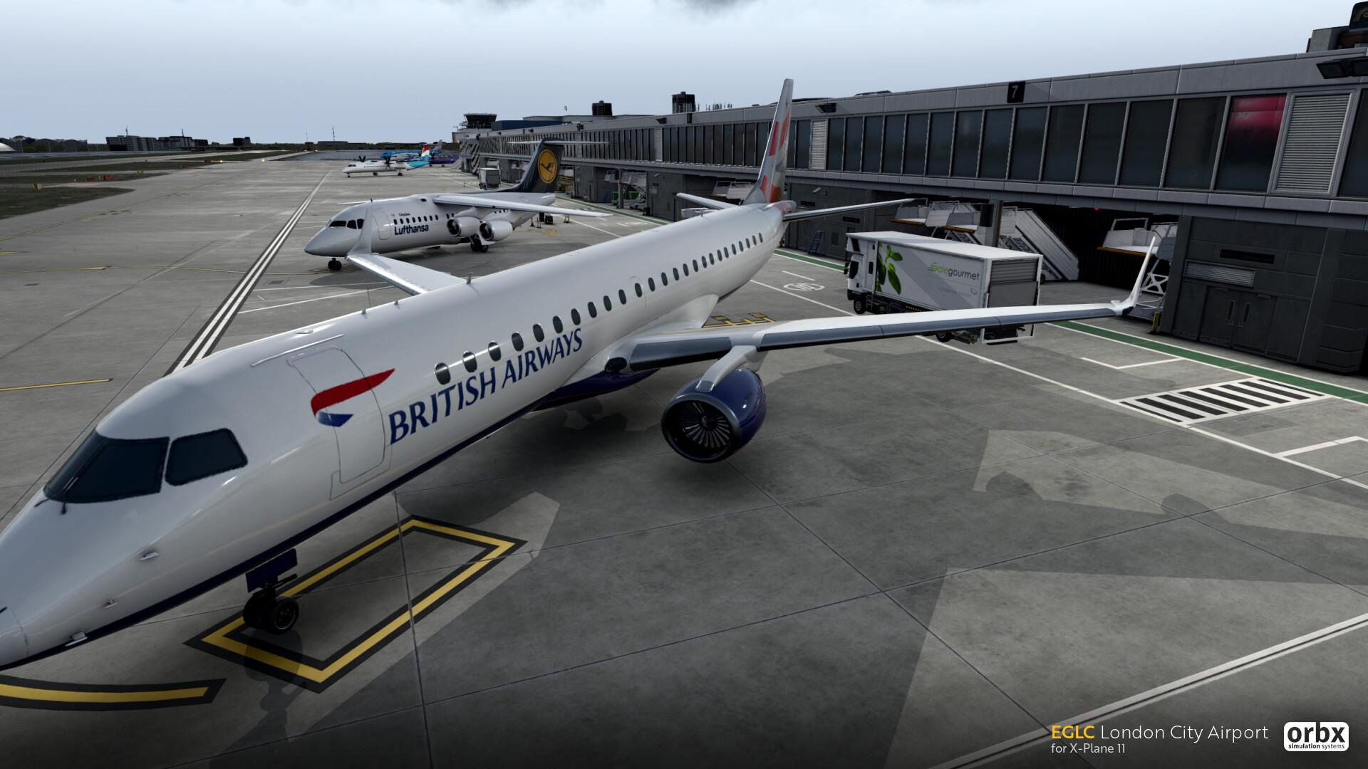 Further Details and Screenshots of Orbx's London City Airport (EGLC ...