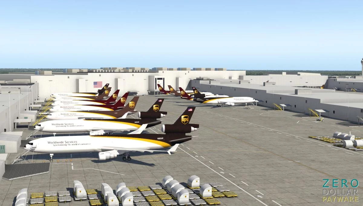 Zero Dollar Payware Releases Louisville Airport (KSDF) - Threshold