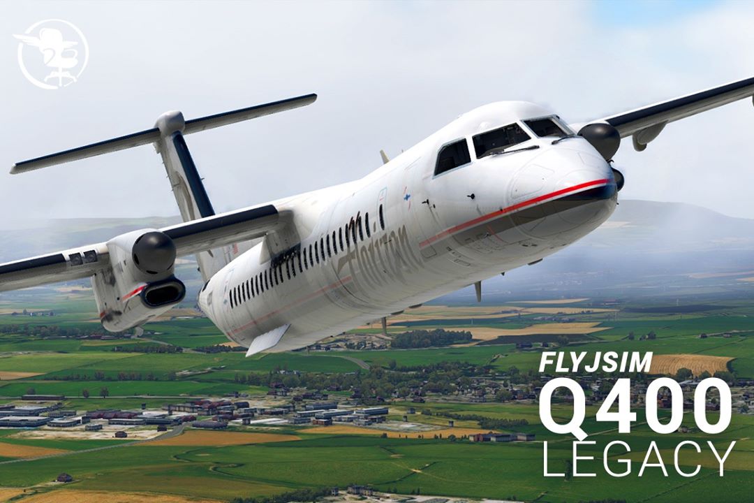 FlyJSim Publishes Q400 Legacy Update, Cockpit Previews of Q4XP - Threshold