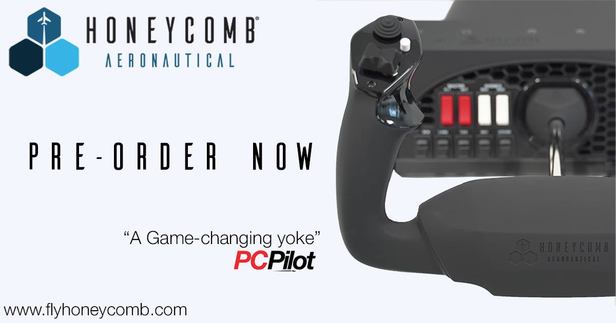 Honeycomb Aeronautical Launches Pre-Order of Alpha Yoke & Switch Panel ...