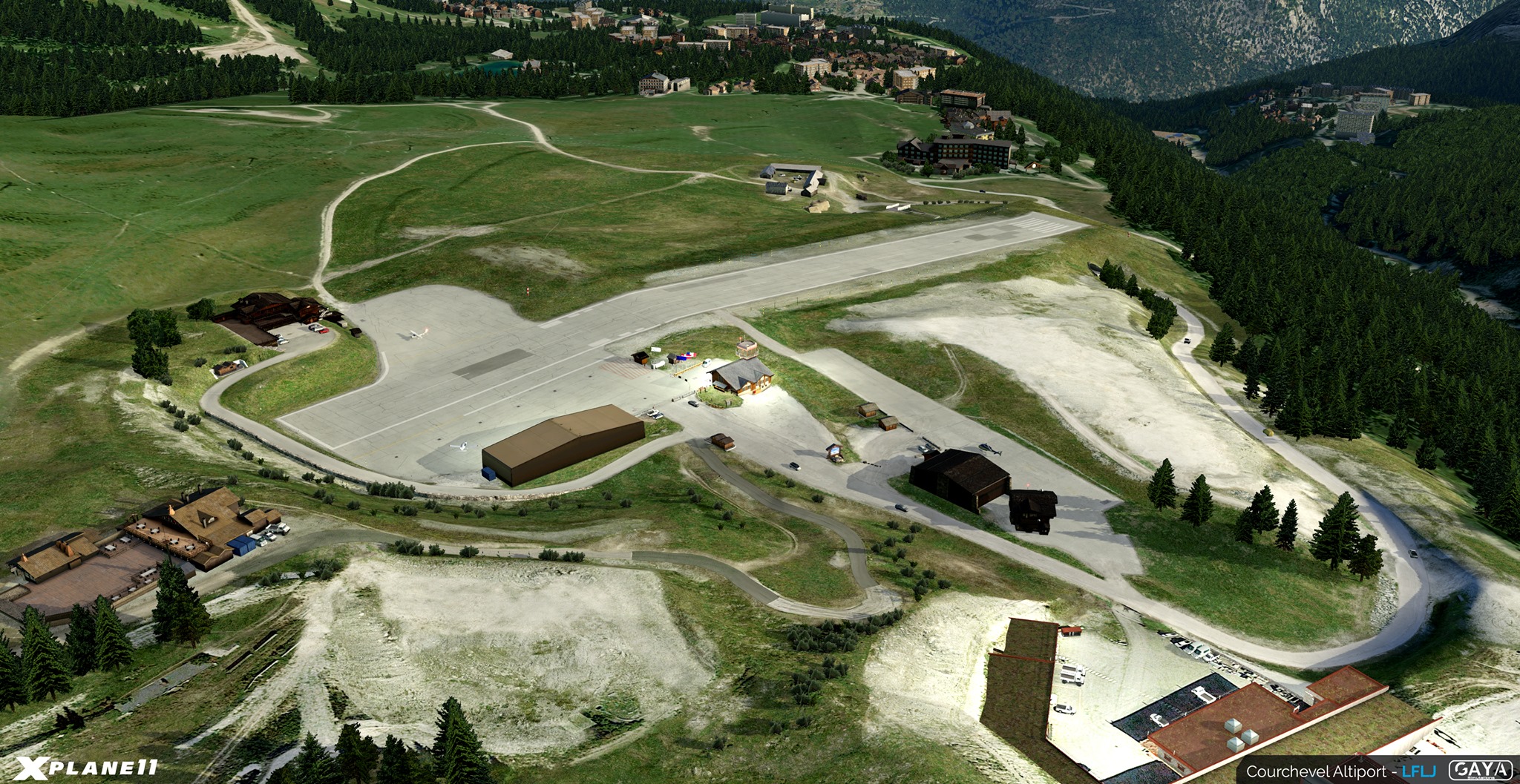 GayaSimulation's Courchevel Altiport "Almost There" with New Previews ...