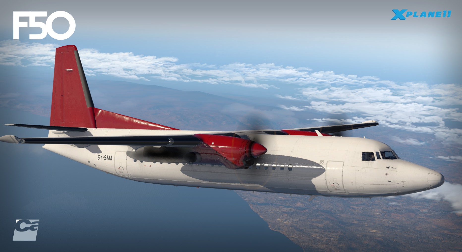 Carenado Shows More Previews of Fokker 50 in X-Plane 11 - Threshold