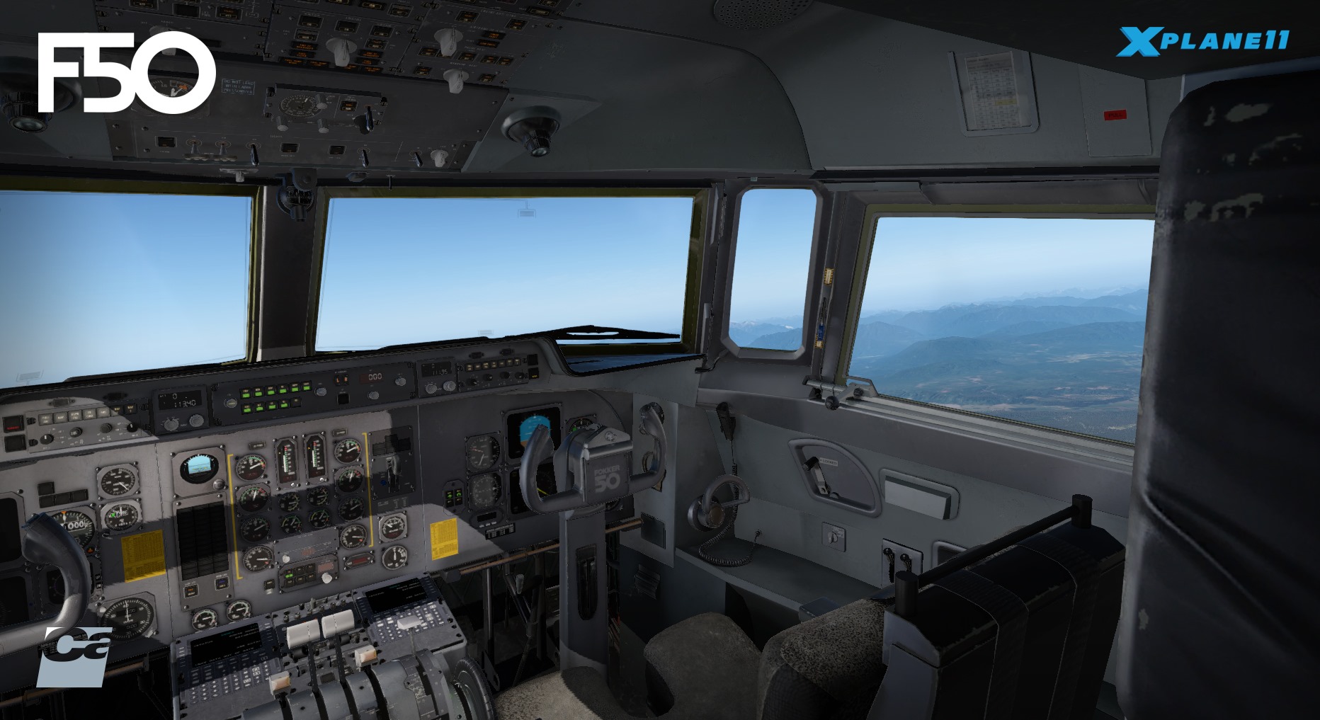Carenado Shows More Previews of Fokker 50 in X-Plane 11 - Threshold