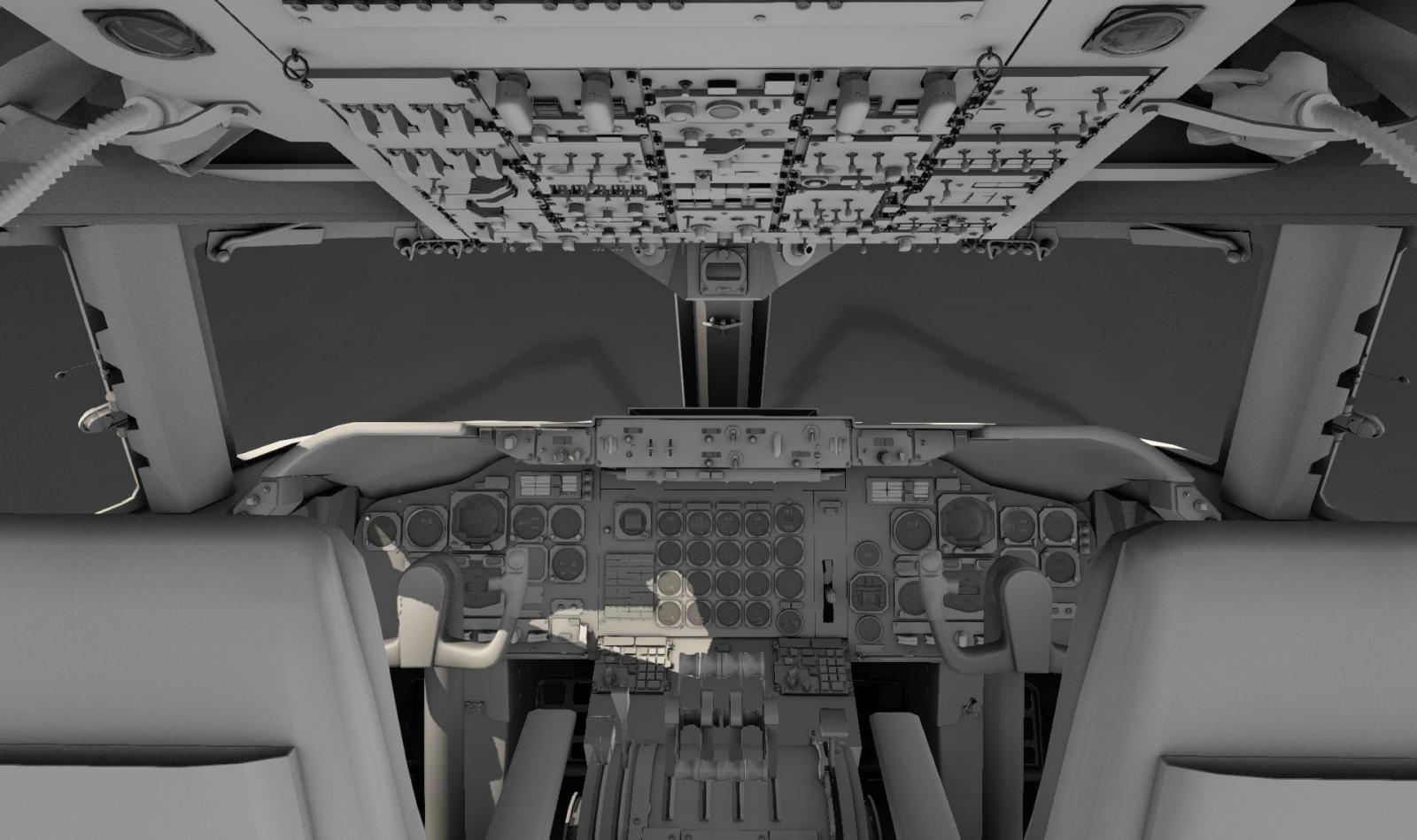Felis Adds Ambient Occlusion to In-Development 747-200 Cockpit - Threshold