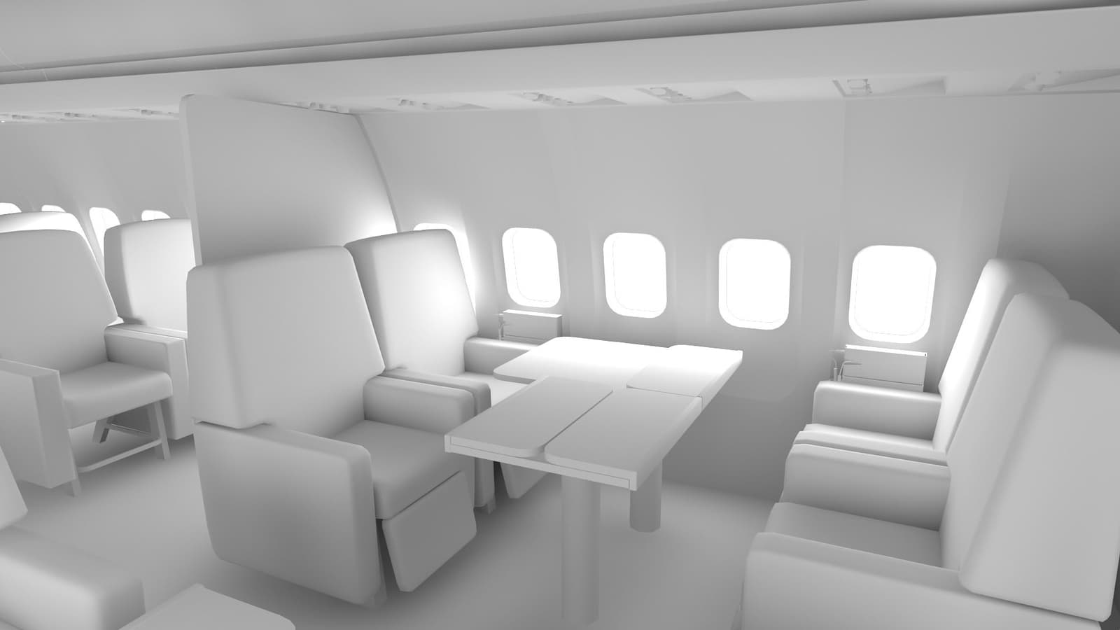 FlightFactor Publishes Boeing C-32 Interior Renders - Threshold