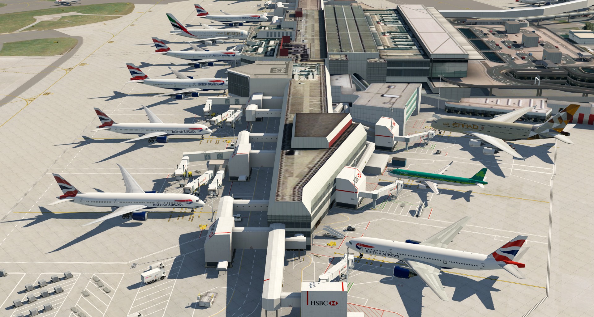 Just Flight Shows Airports Populated with Traffic Global Aircraft ...